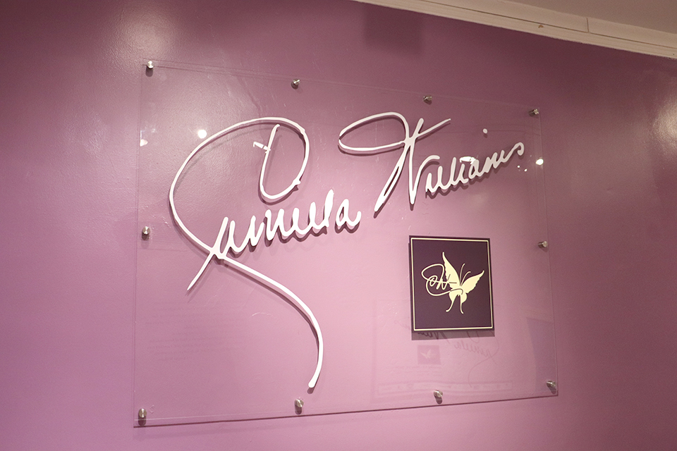 CW_Plexiglass Wall signage | Eleventh Hour Design